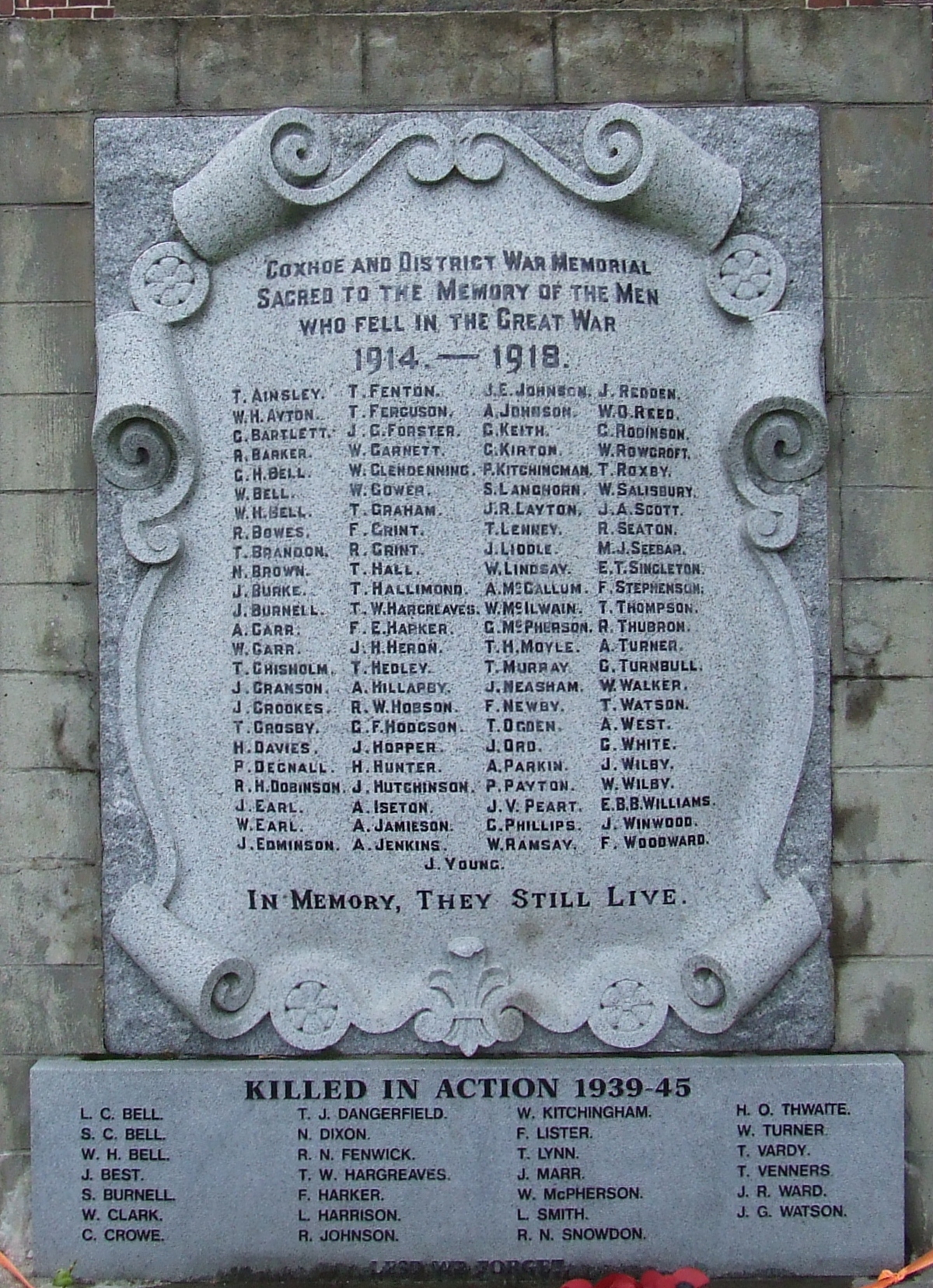 Coxhoe In The Wars – Coxhoe Local History Group